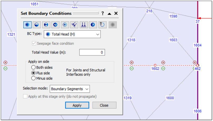 RS2 Documentation | Set Boundary Conditions